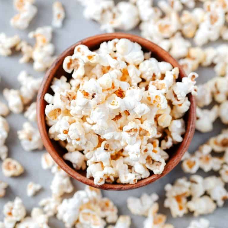 Healthy Stovetop Popcorn -- the Perfect Easy Healthy Snack