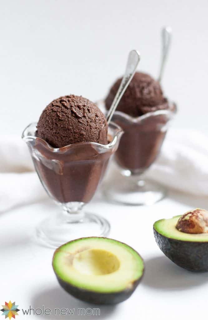 Chocolate Avocado Ice Cream - vegan, low carb, AIP, THM:S