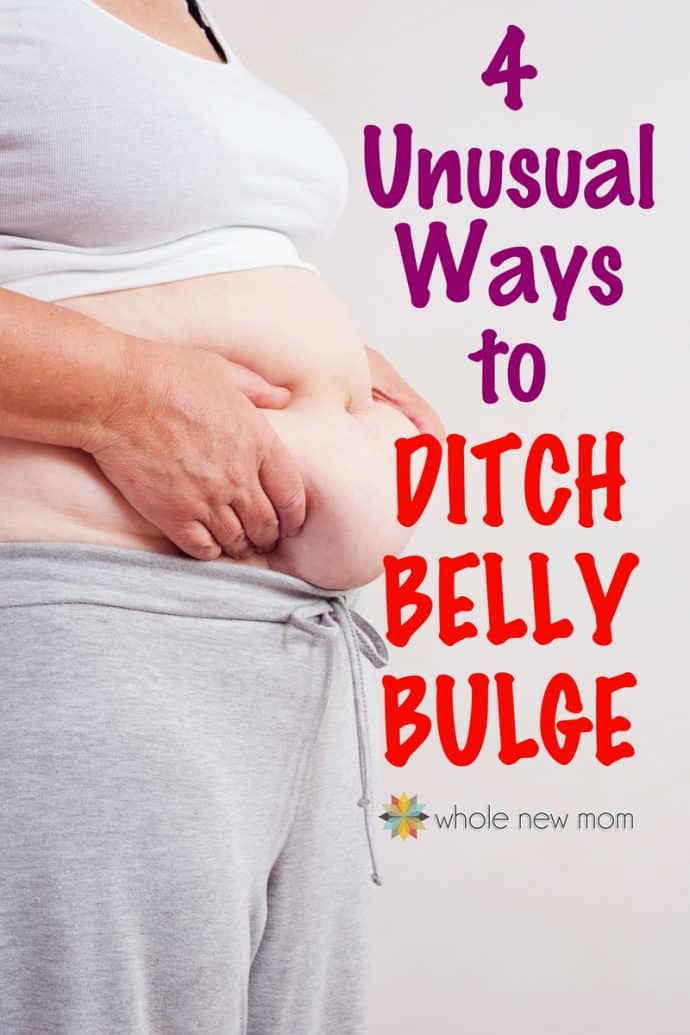 How to Get a Flat Stomach: Belly Bulge - 4 Surprising Ways to Ditch It!