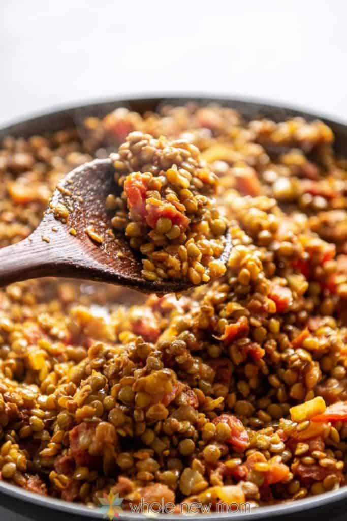 Easy Indian Lentils | Indian Lentil Curry -- Whole New Mom