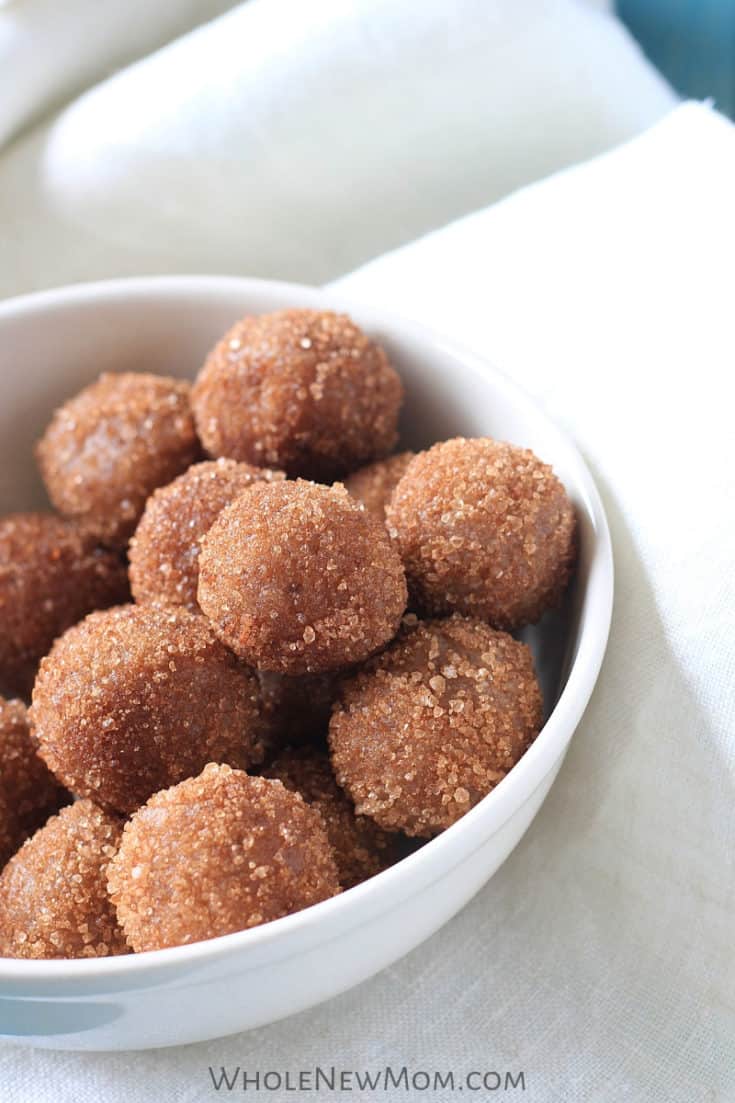 Edible Snickerdoodle Cookie Dough Bites (paleo, low-carb, keto)