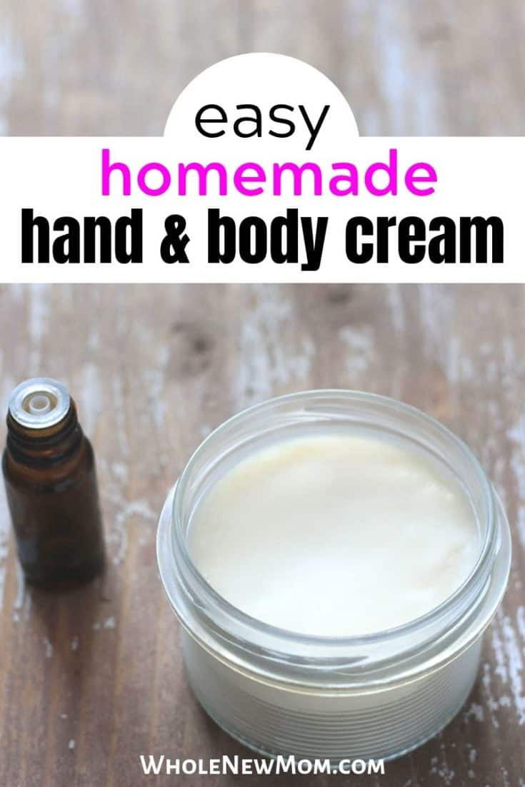Easy Nourishing Homemade Lotion - DIY Hand & Body Cream