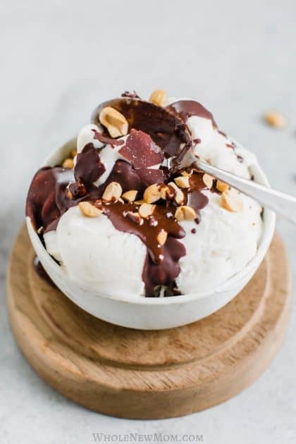 Easy Sugar-free Magic Shell (Only 3 Ingredients!)