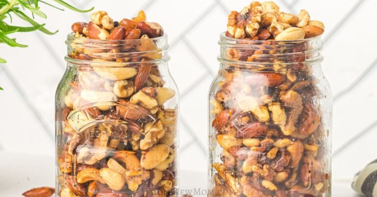 Sweet and Spicy Rosemary Nuts with Stovetop Option