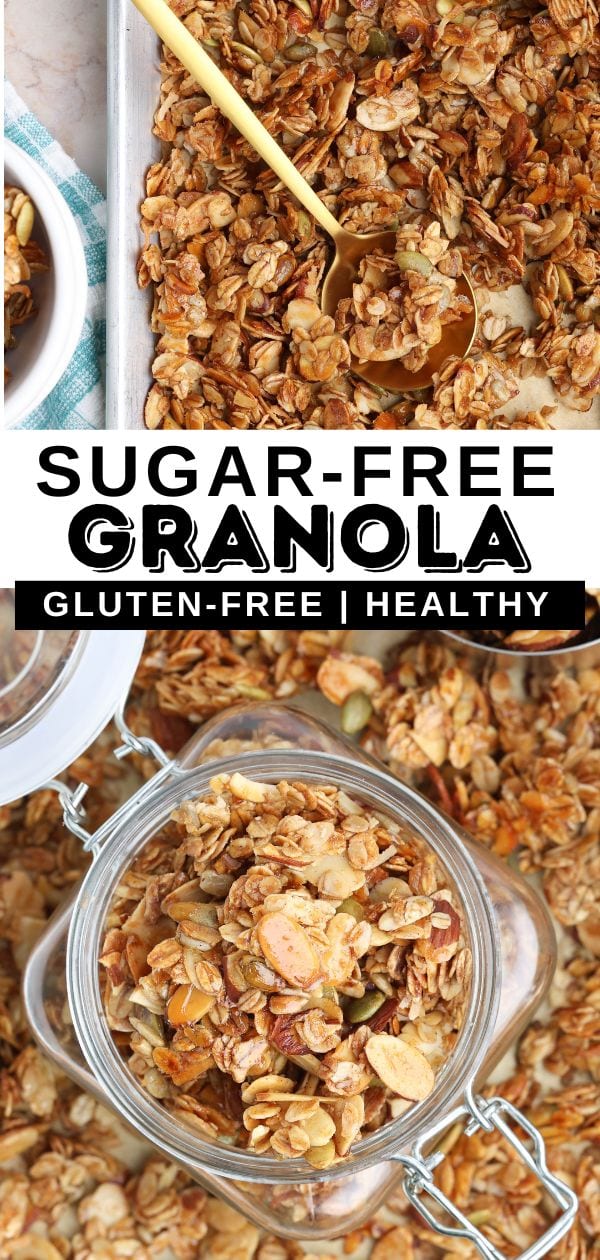 Sugar-Free Granola Recipe With Almonds and Orange Zest